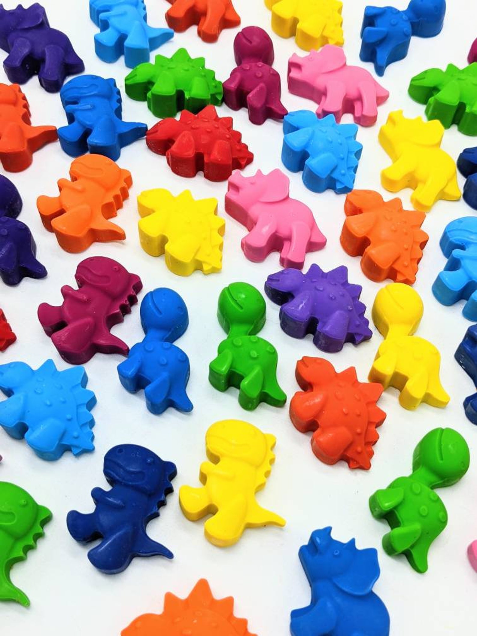 Dinosaur Crayon Set With Coloring Pages - Etsy