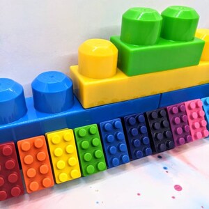 Deluxe Building Brick Crayon Set - Etsy