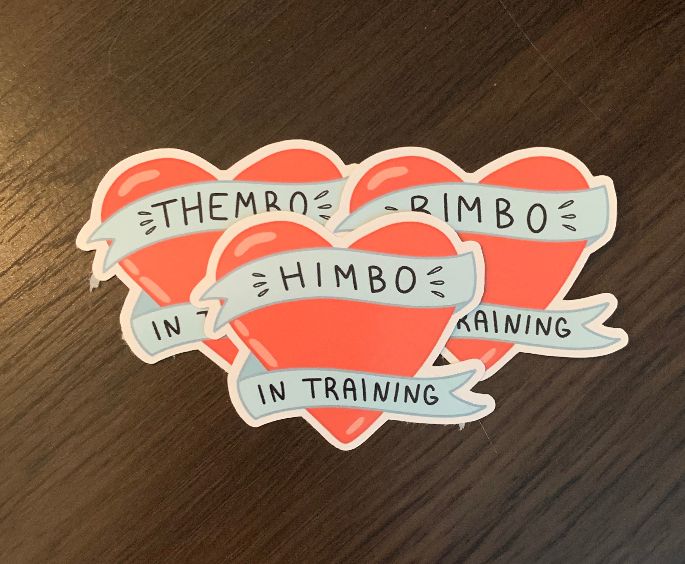 Himbo Bimbo Thembo in Training Stickers - Etsy