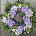 Spring Lilac Wreath for Front Door, Purple Spring Wreath, Cottage Style ...