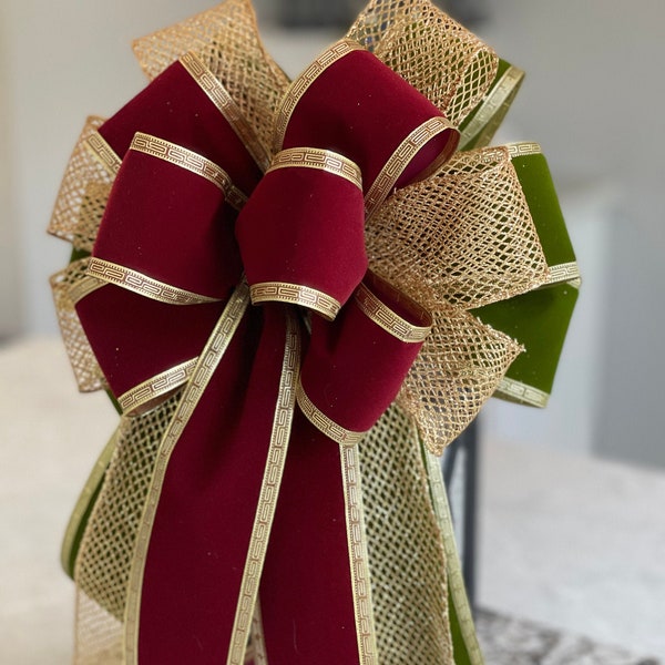 Extra Large Red Christmas Bow - Etsy UK