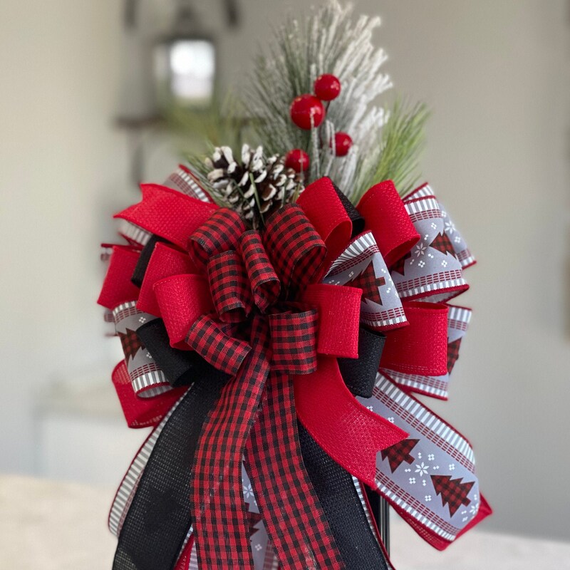 Christmas Tree Bows - Etsy