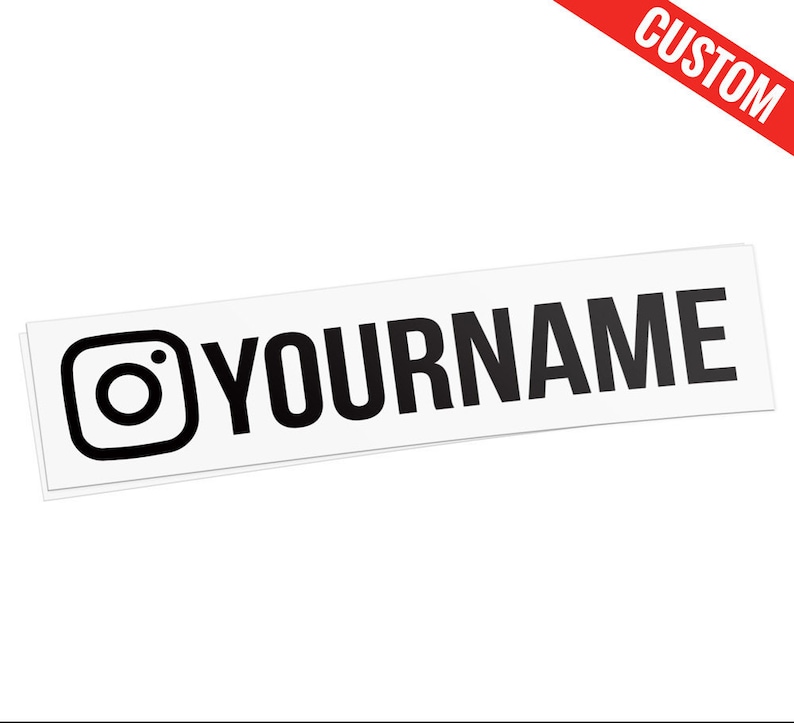 Instagram Decals X 2 - Etsy