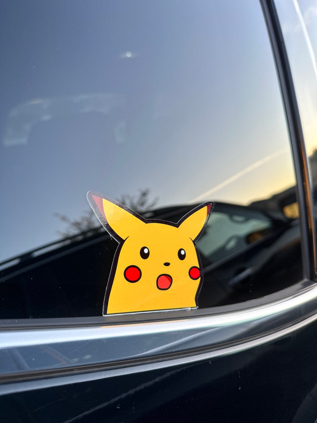 Pikachu Shocked Meme Sticker - Etsy