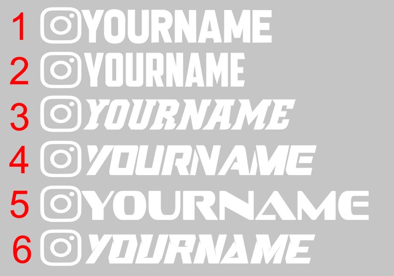 Instagram Decals X 2 - Etsy