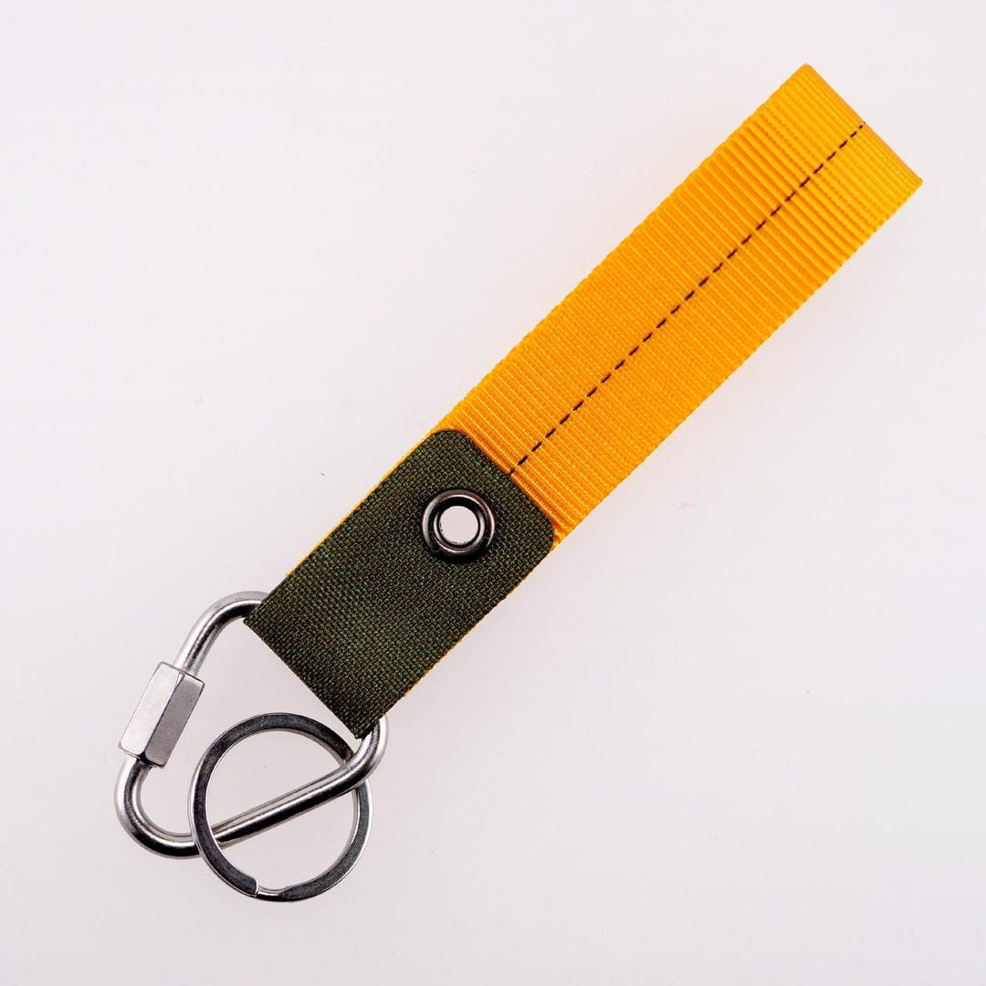 Hawkrigger Delta Key Fob, Stainless Hardware, Nylon Webbing - Etsy