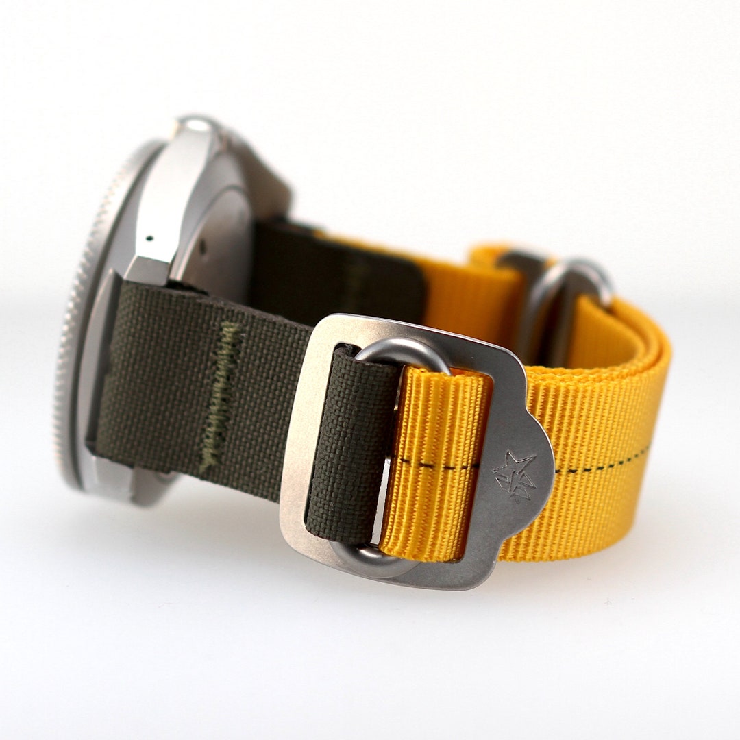 Military Watch Strap Single Pass Webbing One Piece Strap Airborne O-rig ...