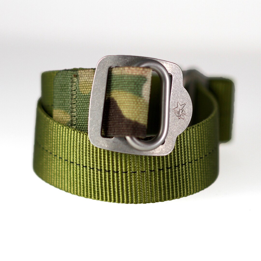 Hawkrigger Boonie Mil-strap Bespoke Olive/black Fleck Nylon - Etsy