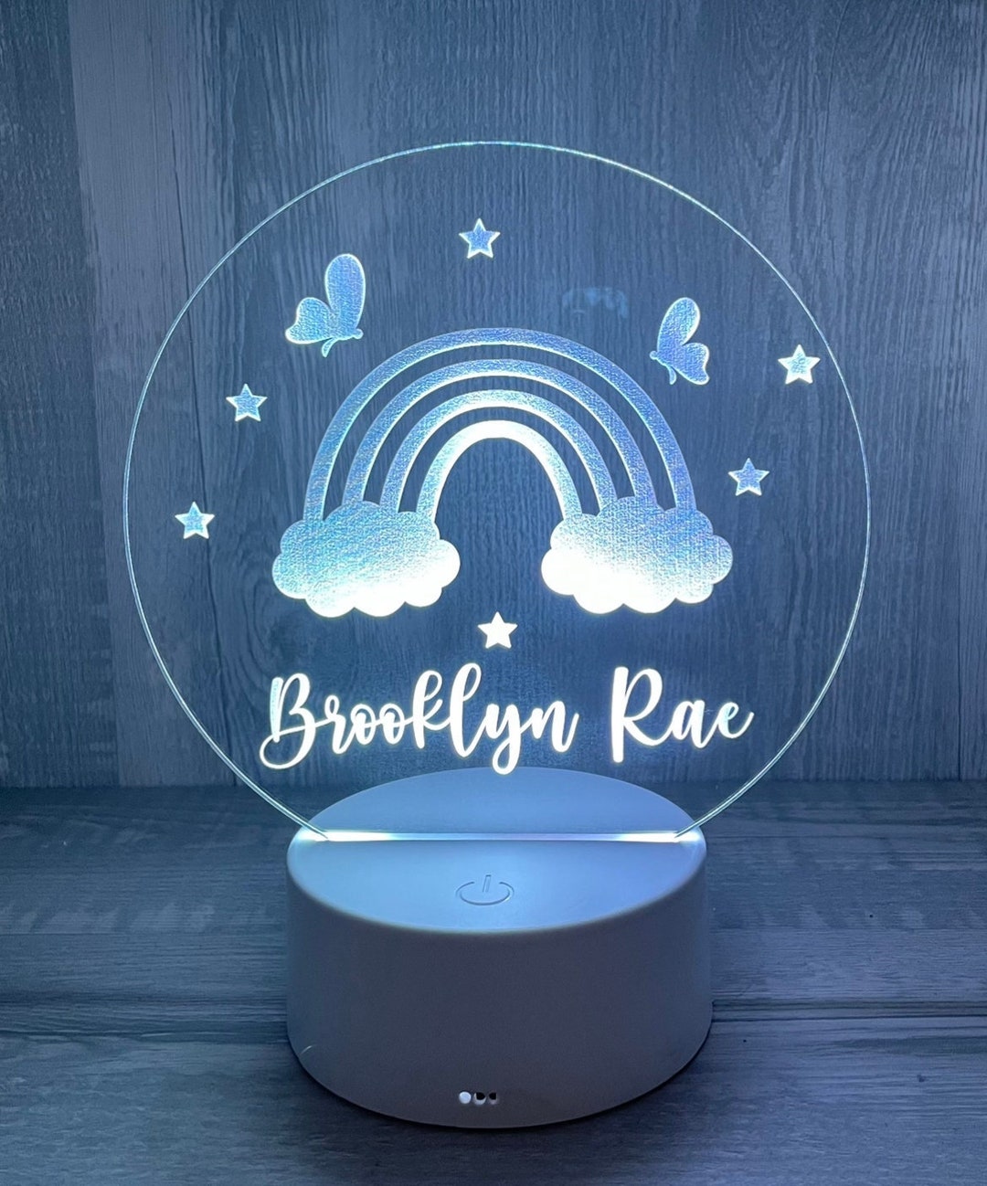 Rainbow Cloud LED Night Light - Etsy