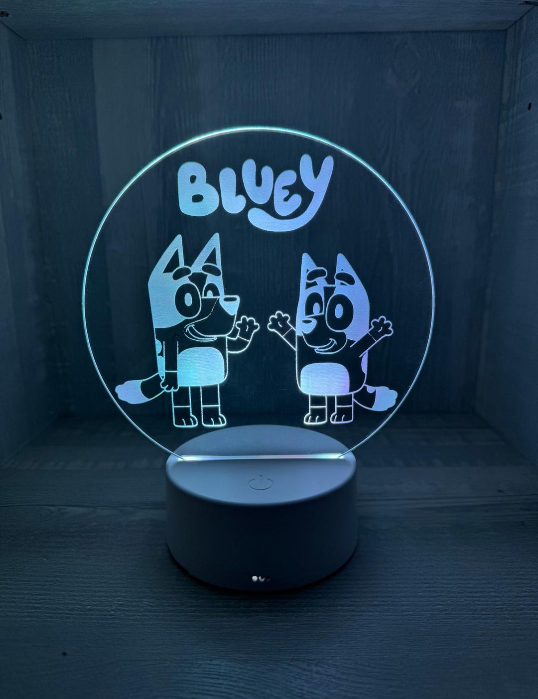 Bluey LED Night Light With Personalized Name - Etsy