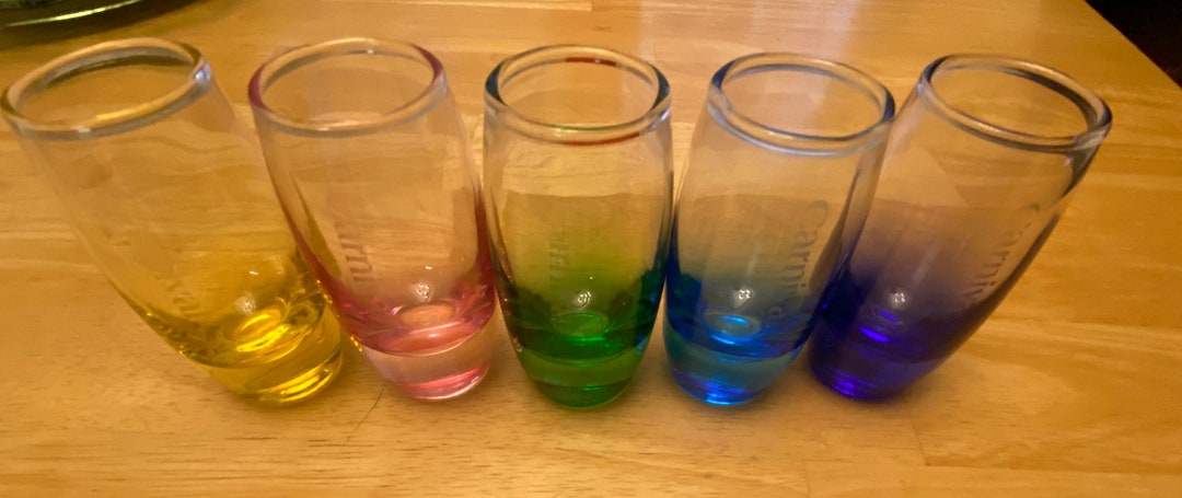 5 Carnival Cruise Ship Shot Glasses - Etsy