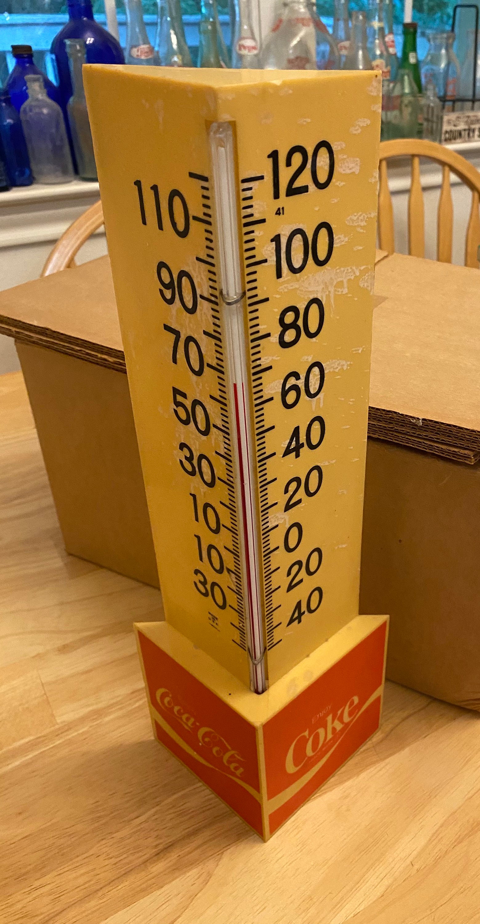 Coca Cola Thermometer Plastic Triangular. Works Great. - Etsy