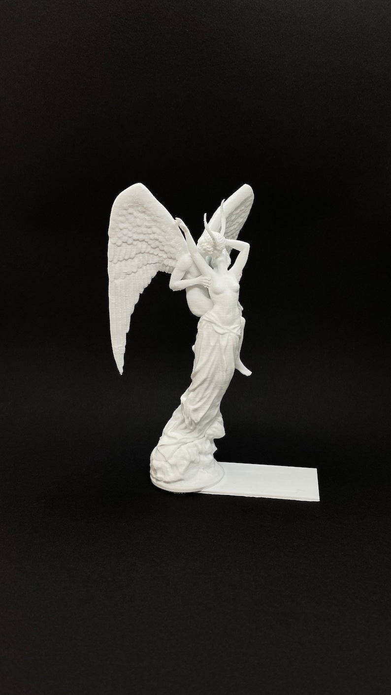 Angel and Devil Kiss Bookend / 3D Printed - Etsy