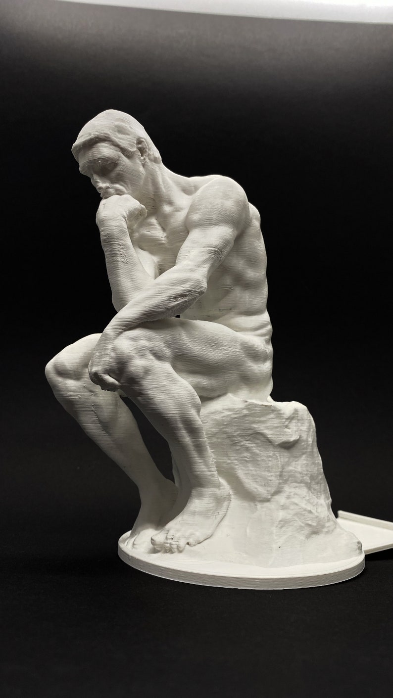 The Thinker Statue Bookend / 3D Printed - Etsy