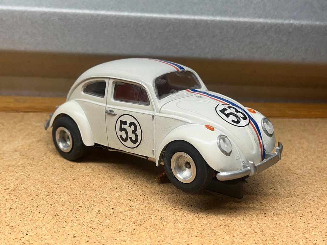 1/32 Scale Volkswagen Bug Beetle Slot Car REH Body Motor # 109C12V0 MJK ...