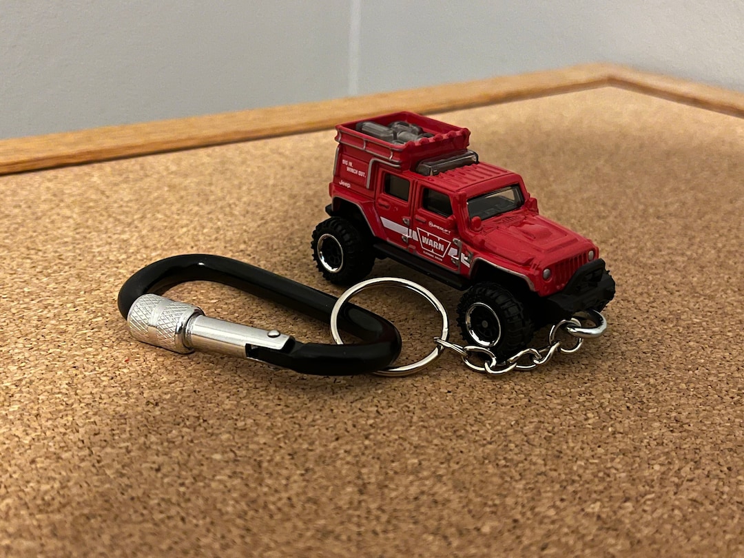 JEEP Wrangler Red in Color Custom Keychain - Etsy