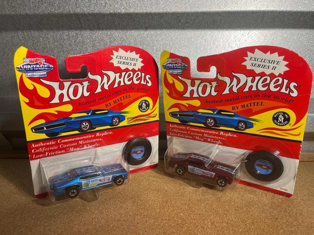 Mongoose Funny Car Set 1-blue One and 1-red One Hot Wheels - Etsy
