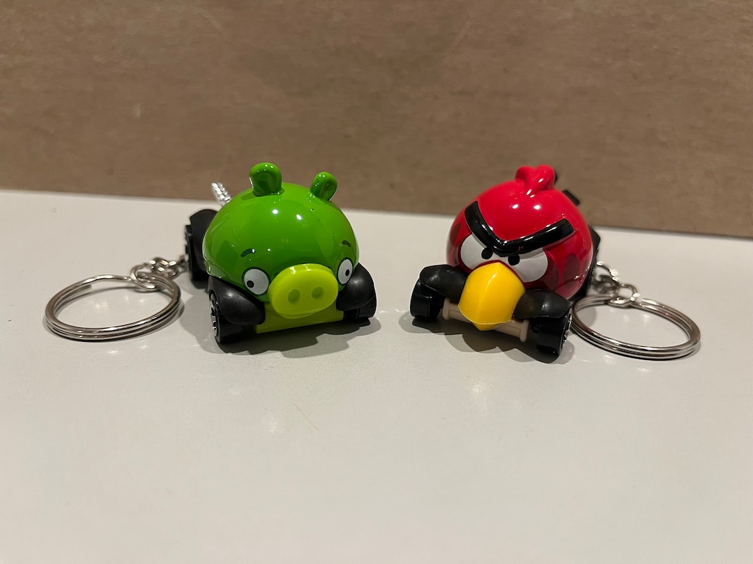 Keychain Angry Birds Keychain Set - Etsy