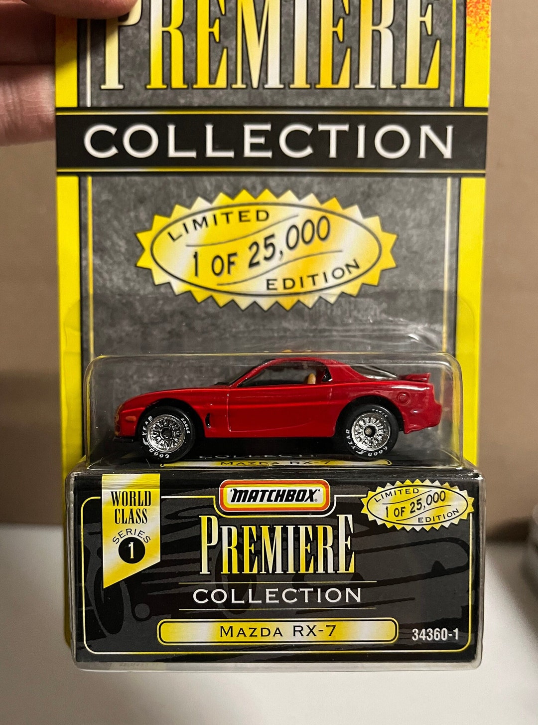 Mazda Rx-7 RX7 Red in Color Matchbox Premiere With Rubber Tires - Etsy