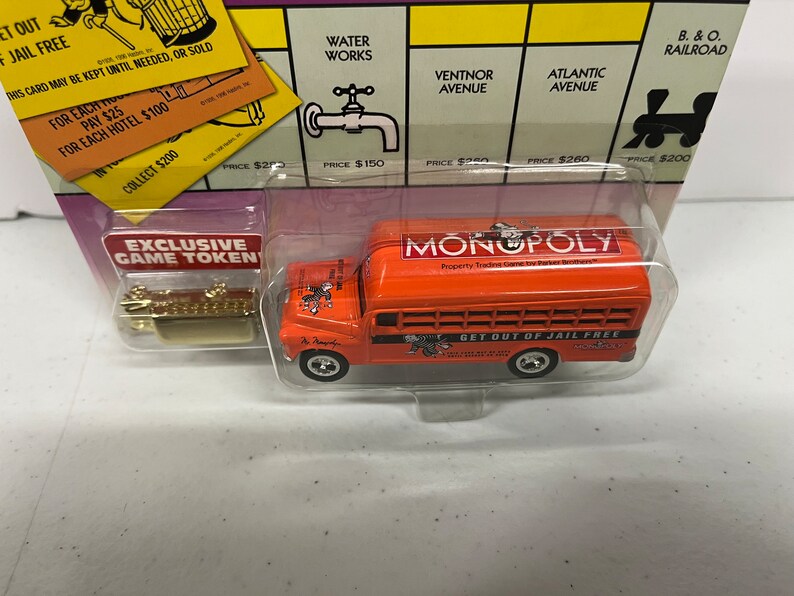 1956 Chevy Bus Monopoly Bus With Game Token Johnny - Etsy
