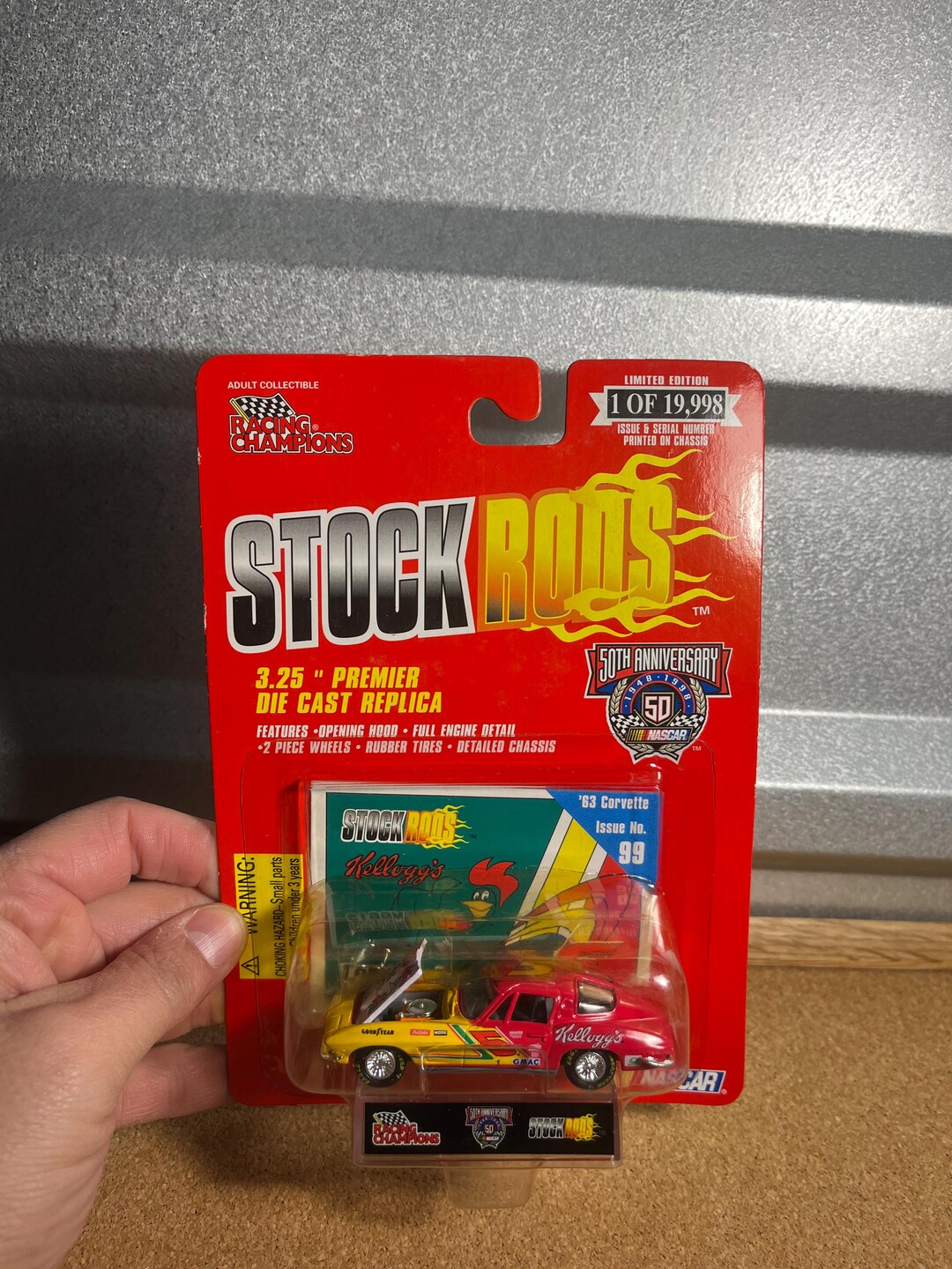 1963 Chevy Corvette Corn Flakes Racing Champions Stock Rods Diecast Car ...