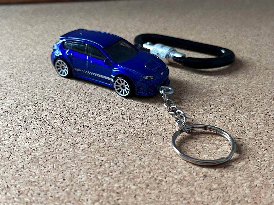 Subaru WRX STI Blue Custom Keychain - Etsy