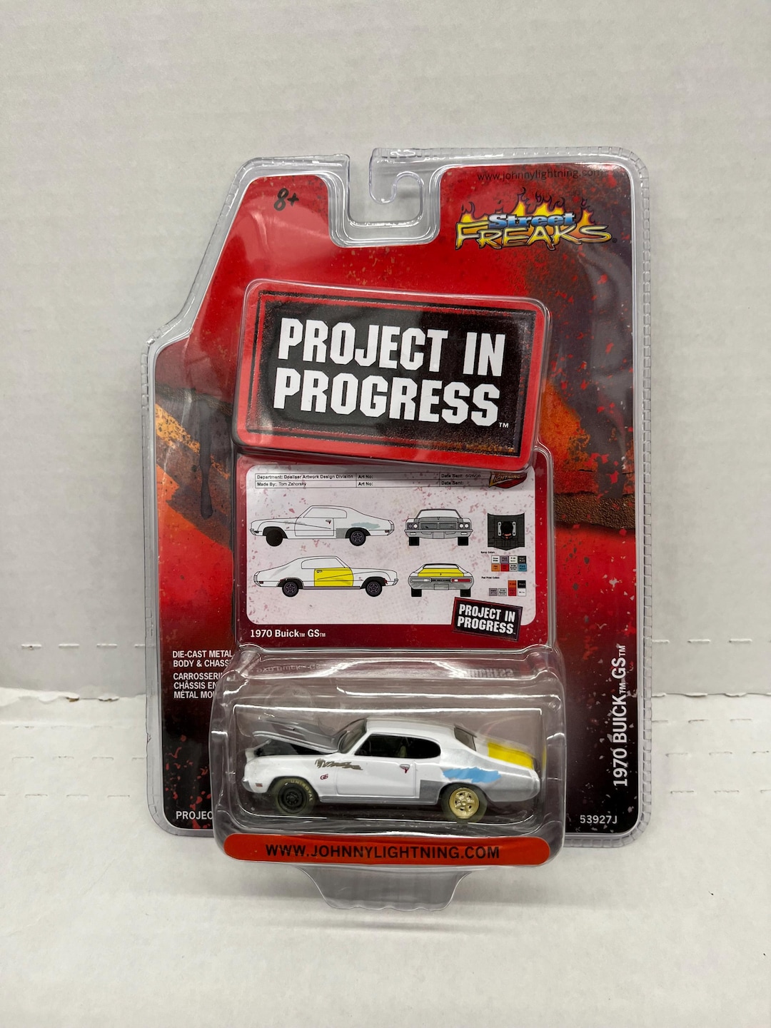 1970 Buick GS White Johnny Lightning Project in Progress - Etsy