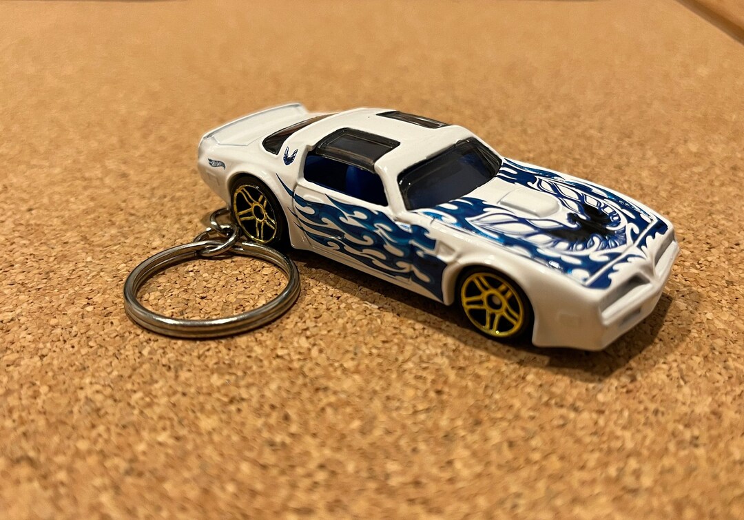 1977 Pontiac Firebird T/A Keychain White With Flames Hot Wheels - Etsy
