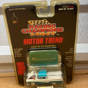 1957 Ford Ranchero Racing Champions Mint Motor Trend 1/55 Scale - Etsy