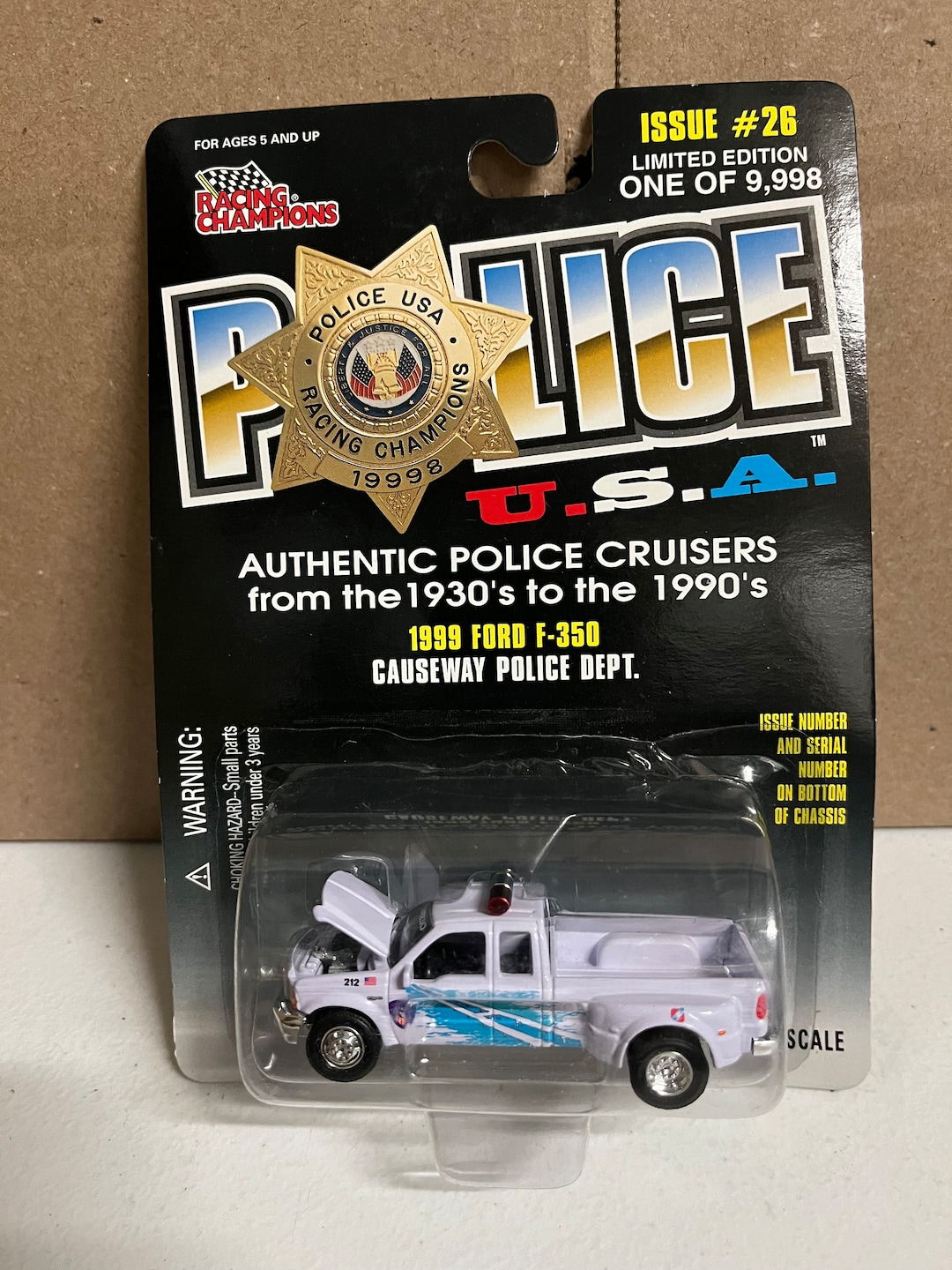 1999 Ford F-350 Dually Truck Causeway Police Dept. Racing Champions ...