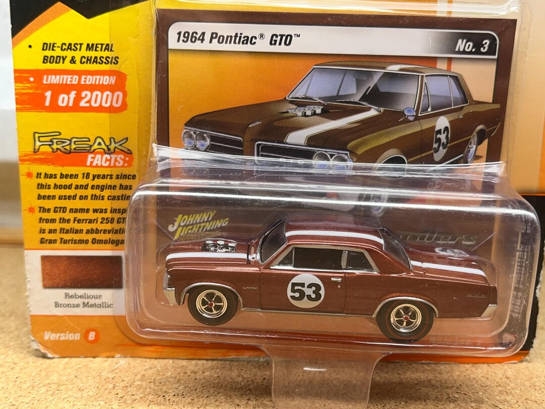 Johnny Lightning 1964 Pontiac GTO: Bronze Copper, Limited Edition - Etsy