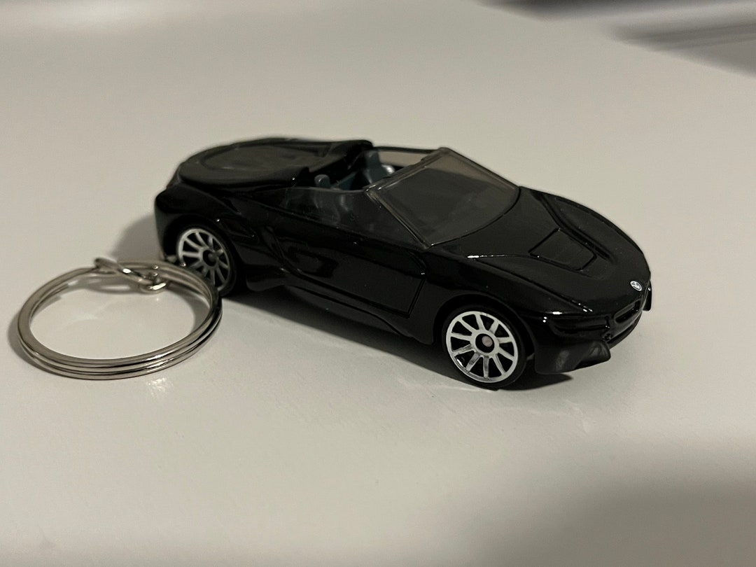 BMW I8 Roadster Keychain Key Chain Black in Color Hot Wheels Car - Etsy