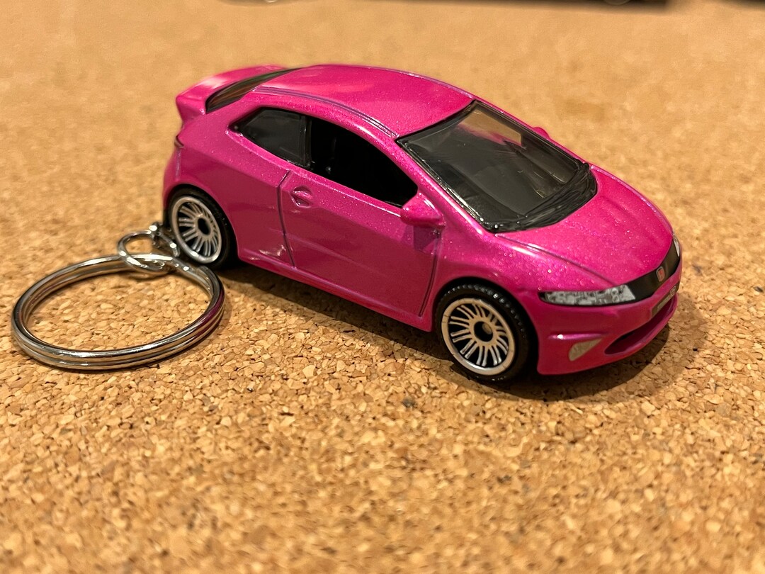 2008 Honda Civic Type R Keychain Pink in Color Matchbox - Etsy