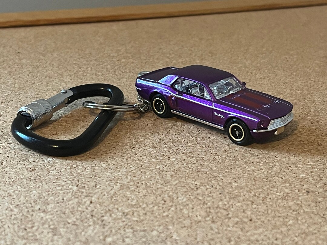 1968 Mustang GT / CS Purple Custom Made Keychain Matchbox Car - Etsy