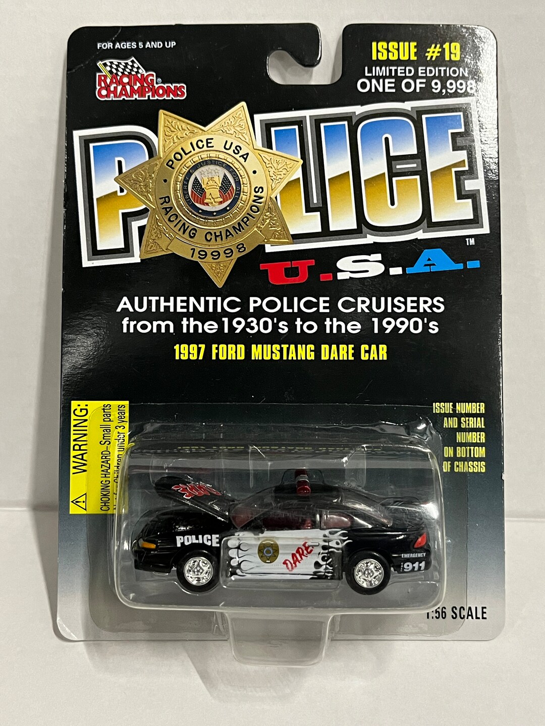 1997 Ford Mustang Dare Police Car Racing Champions - Etsy