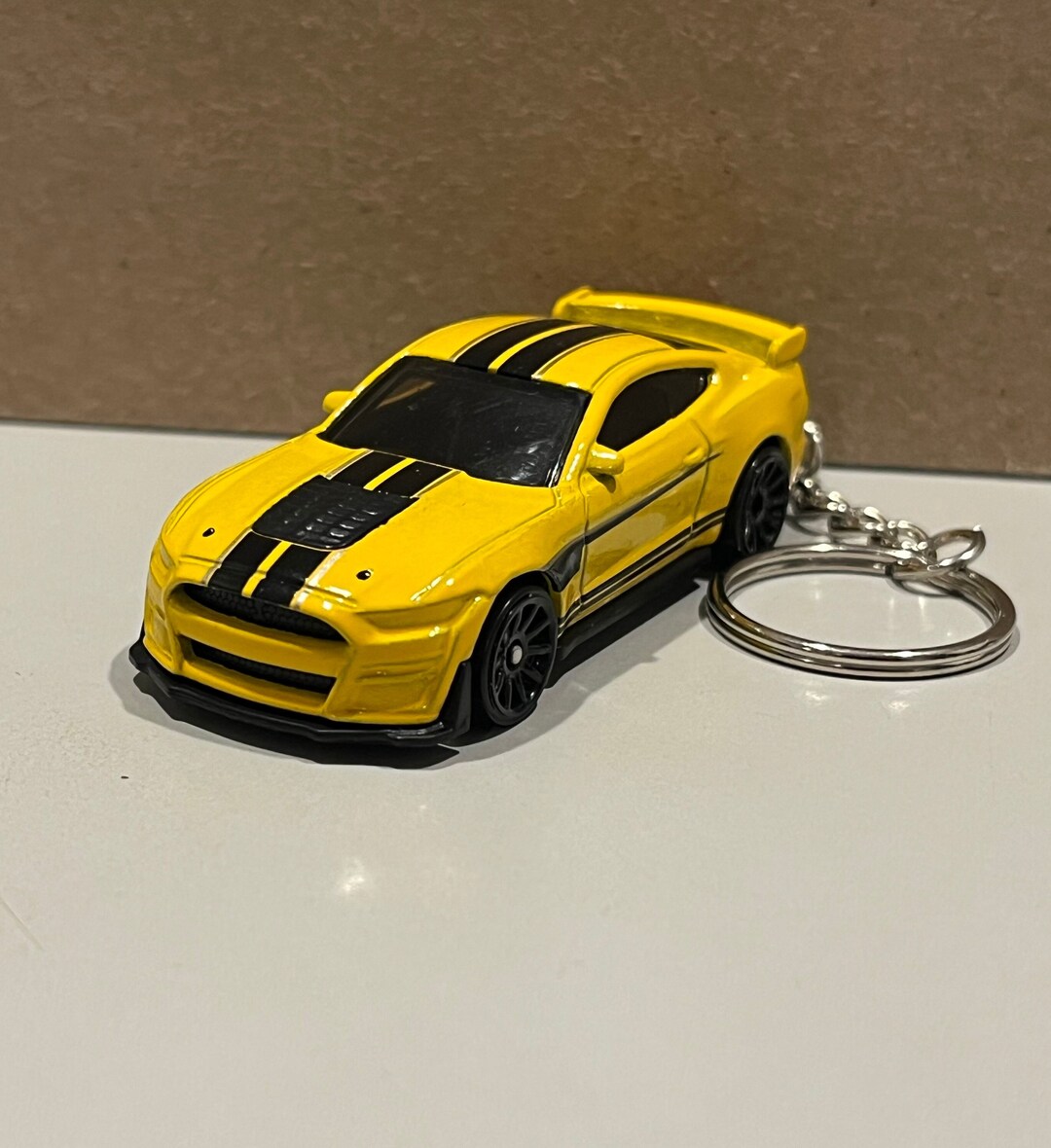 2020 Ford Shelby GT500 Yellow Custom Keychain - Etsy