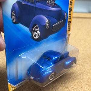 1941 Willys Coupe Blue Hot Wheels 1/64 Scale - Etsy