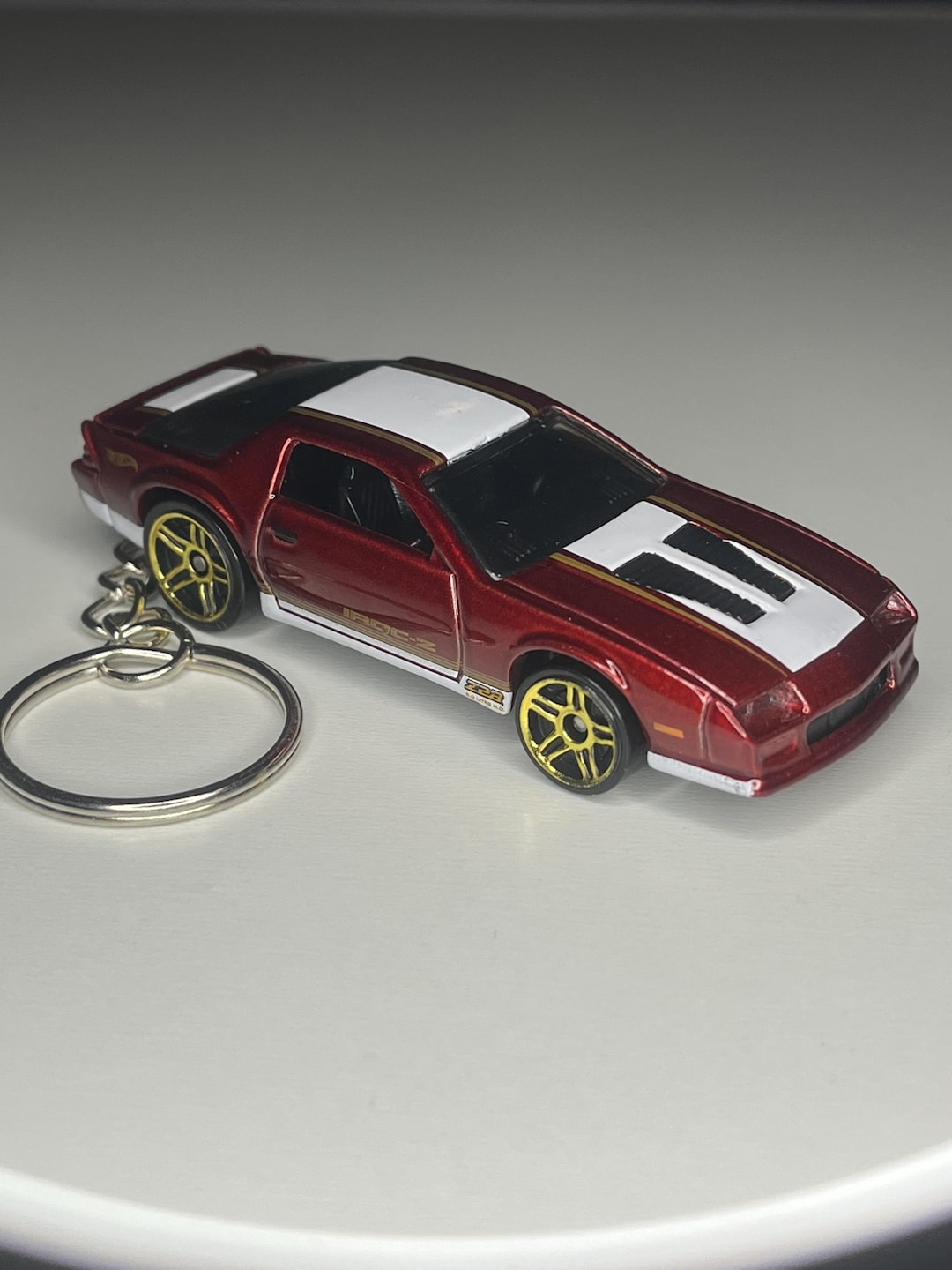 Chevy Camaro IROC-Z Z28 Maroon Color Car Keychain Diecast - Etsy