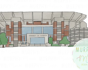 Alabama Stadium Png - Etsy
