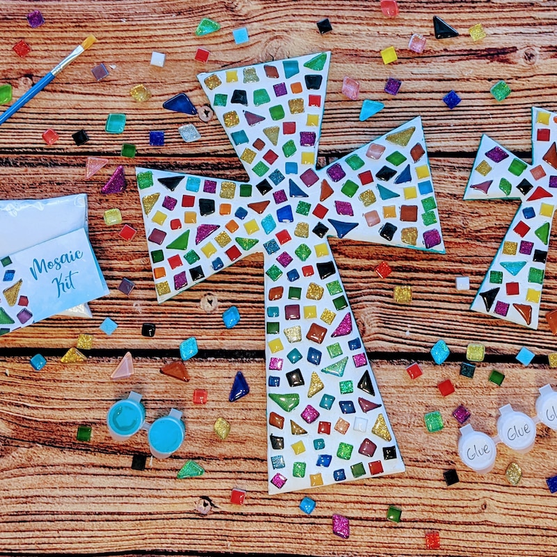 Mosaic Cross - Etsy