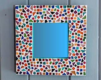 Mosaic Art Mirror | Etsy