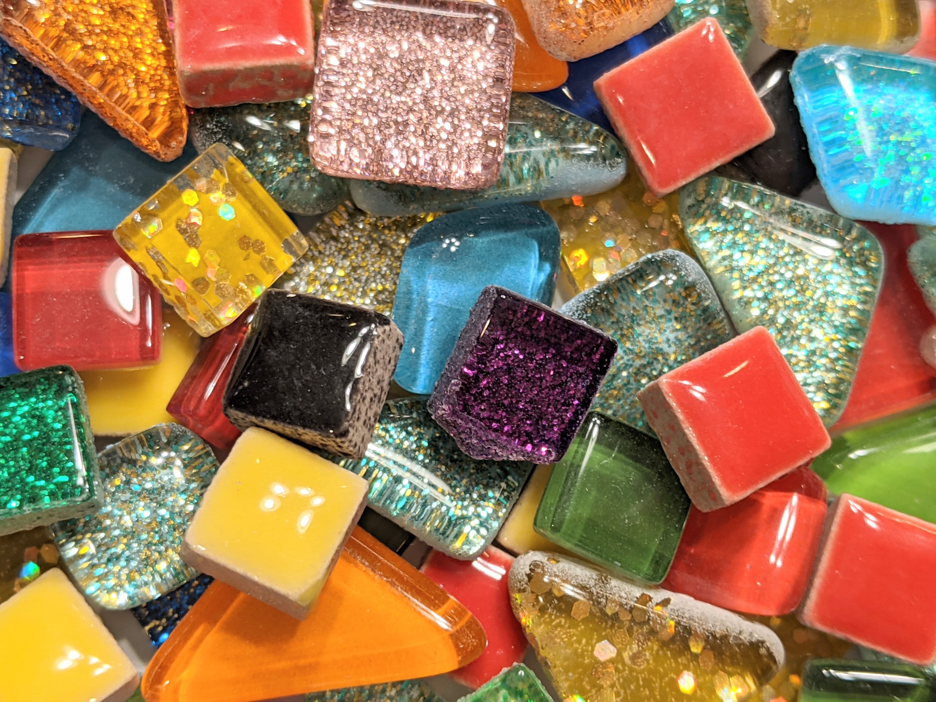 Assorted Mosaic Tiles by Color Scheme 50 TILES 1/5 - Etsy