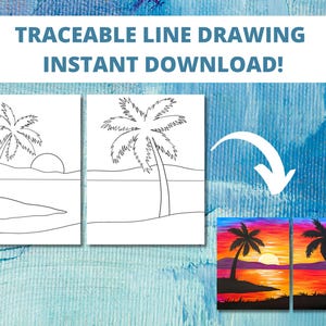 Painting for Two - Couple's Sunset Video Tutorial - Step-by-step ...