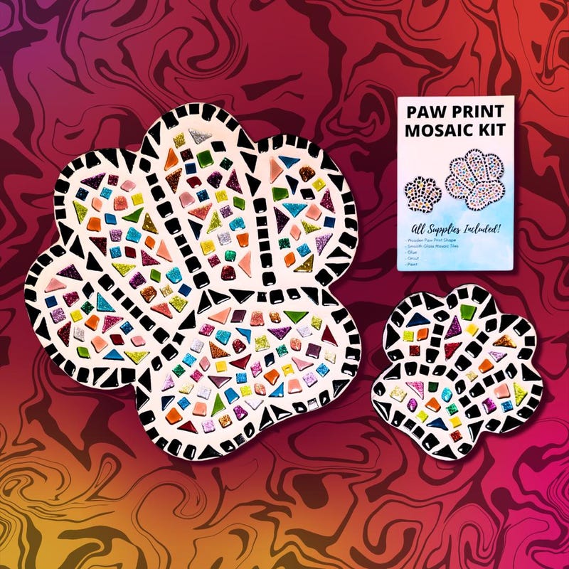 Paw Print Tile - Etsy