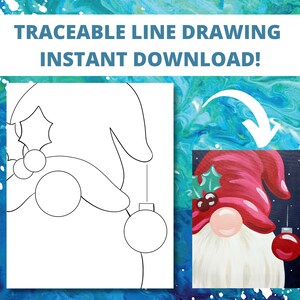 Christmas Gnome Painting Video Tutorial Step-by-step Painting DYI Paint ...