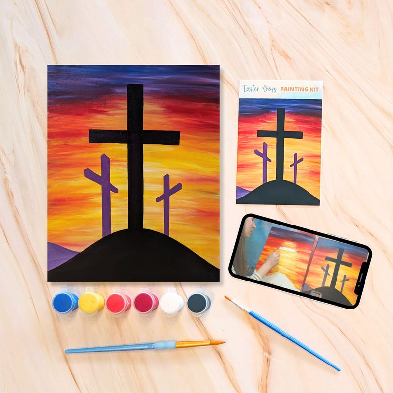 Cross Canvas - Etsy
