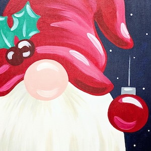 Christmas Gnome Painting Video Tutorial - Step-by-step Painting - DYI ...