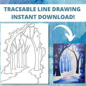 Snowy Path Painting Video Tutorial - Step-by-step Painting - DYI Paint ...