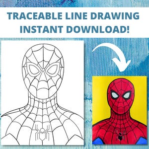 Spiderman Painting Video Tutorial - Step-by-step Painting - DYI Paint ...
