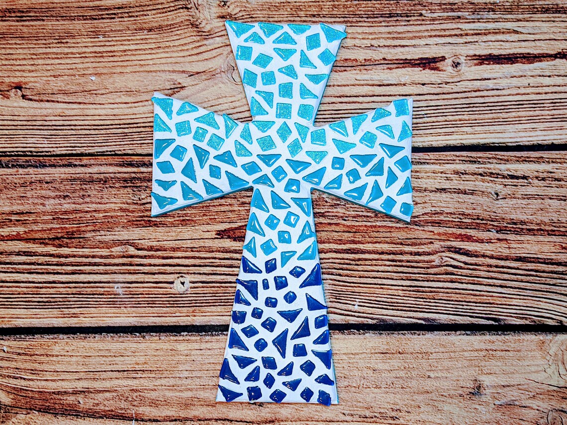 Cross Mosaic Kit, Craft Kit, DIY Kit for Adults, Craft Kit for Kids ...